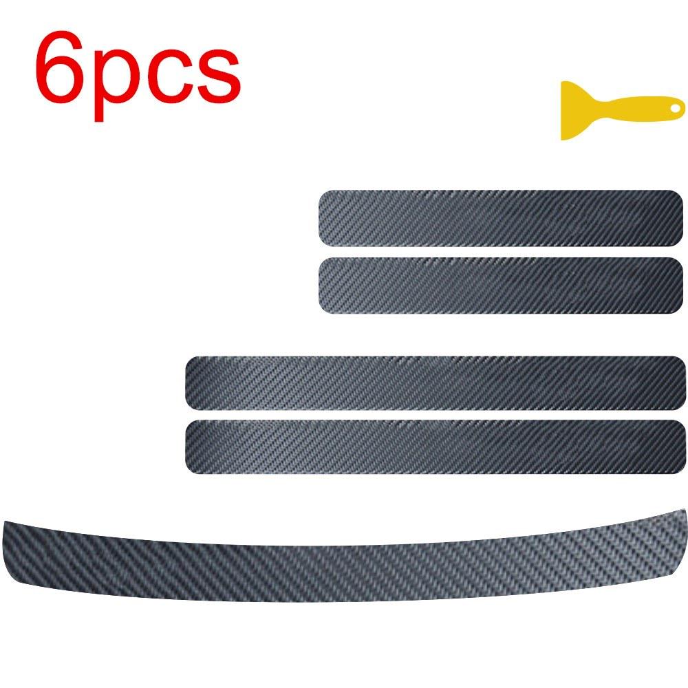 Cheap 6pcs Universal Car Bumper Guard Decal Door Plate Still Sticker ...