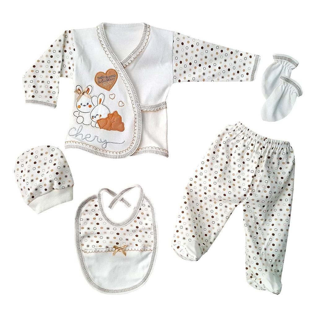 Buy 5 Pieces Baby Hospital Outlet Newborn Underwear Set at affordable ...