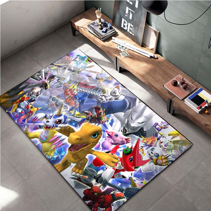 Cheap Japanese Anime-Digimon Area Rug Large,Carpet for Living Room ...