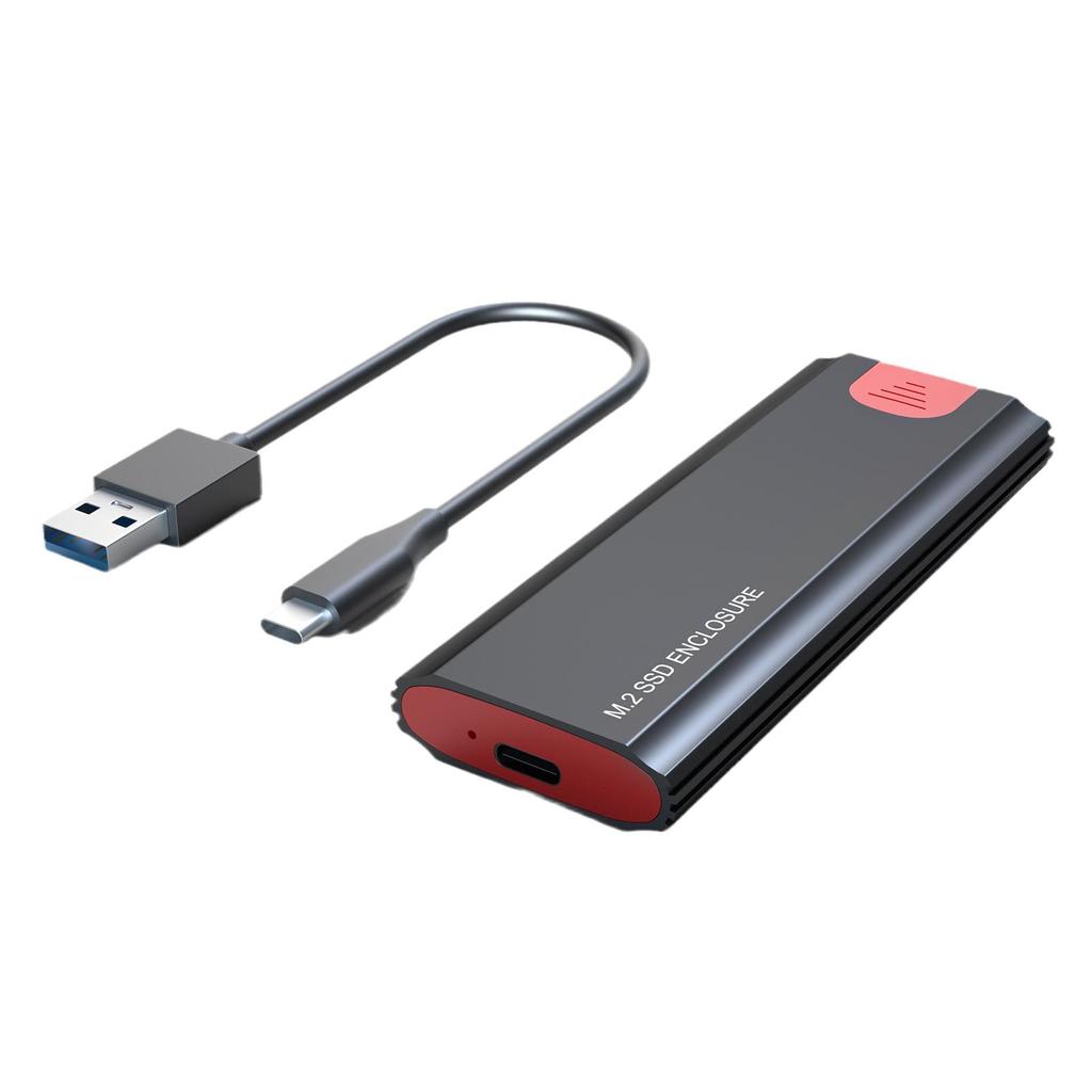 M.2 SSD Case M.2 To USB 3.1 Gen 2 10Gbps NVMe SSD Enclosure Box M M.2 ...