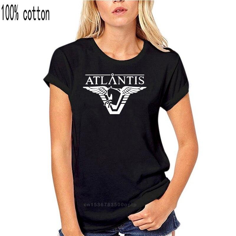 Buy Stargate Atlantis TShirt - Mens Black SG1 Star Gate DVD Series ...