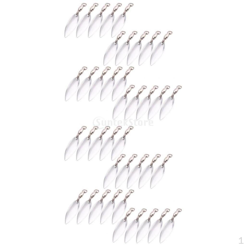 Buy 40Pieces Fishing Lures Lifelike Fishing Reflective Lures Outdoor ...