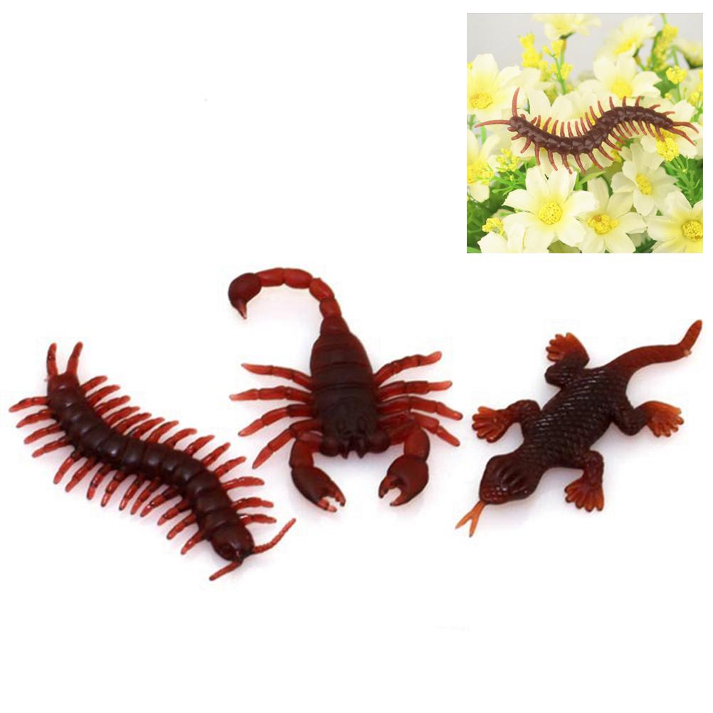 6Pcs Simulation Artifical Centipede Figures Plastic Scorpion Creatures ...