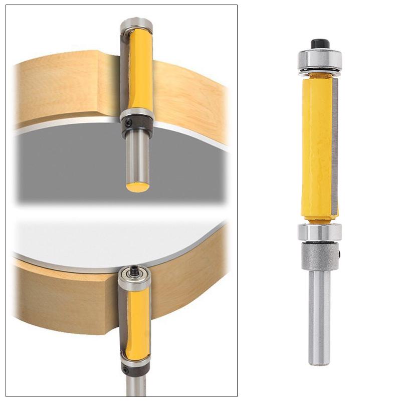 Buy 1/2" Blade Double Bearings Milling Cutter 1/4'' Shank Steel Handle ...