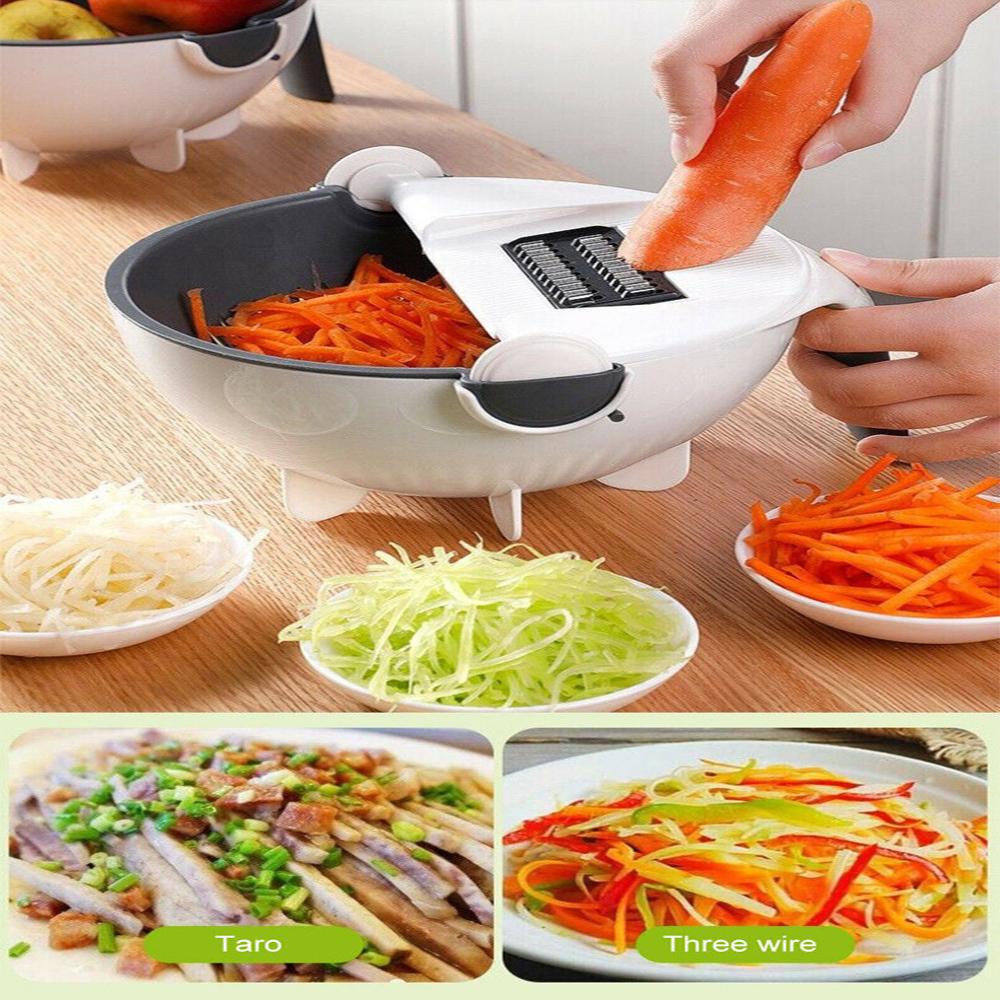 Buy Magic Rotate The Vegetable Cutter Salad Fruit Peeler Dicer Chopper ...