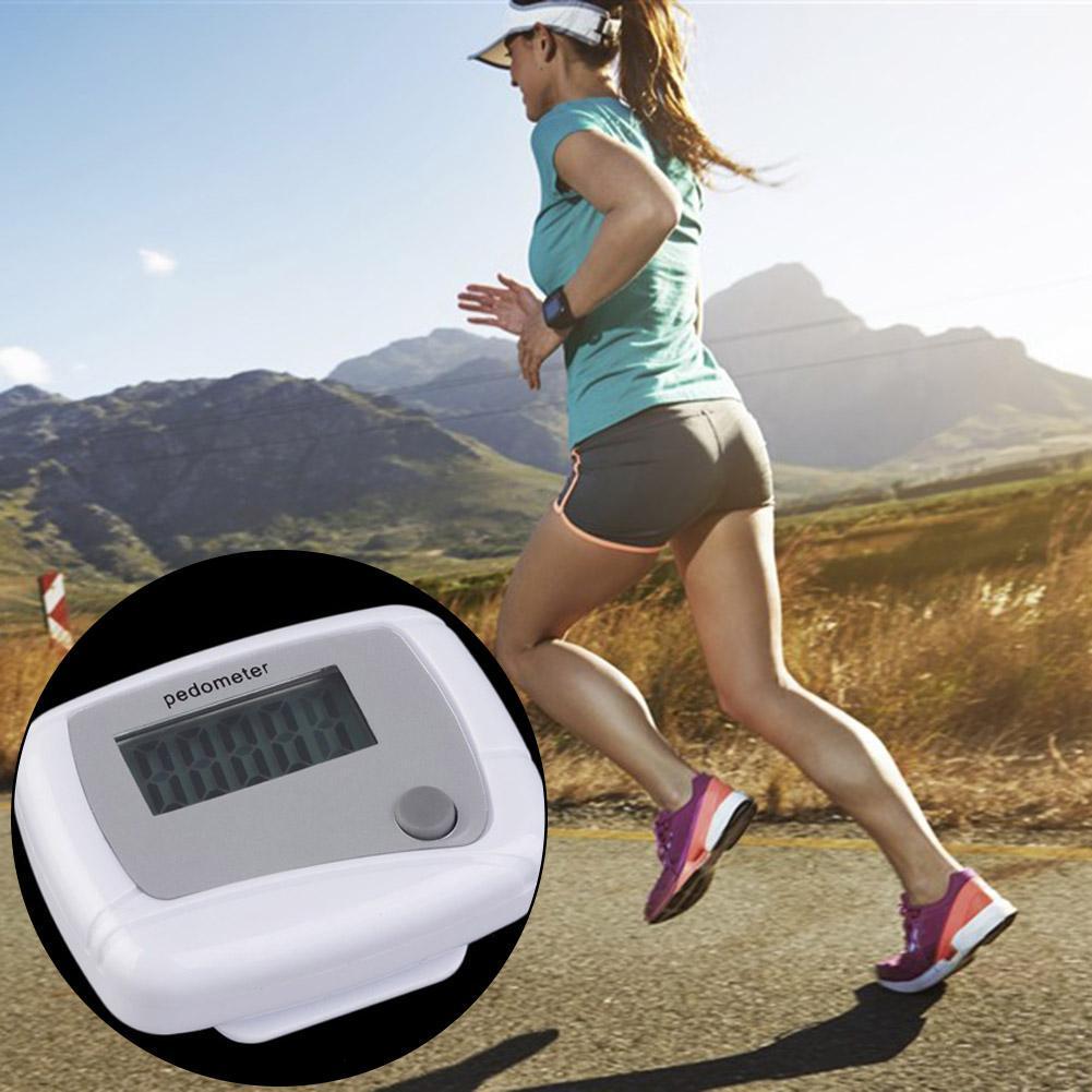 Buy 2pcs LCD Digital Step Counter Run Walking Weight Watchers Pedometer ...