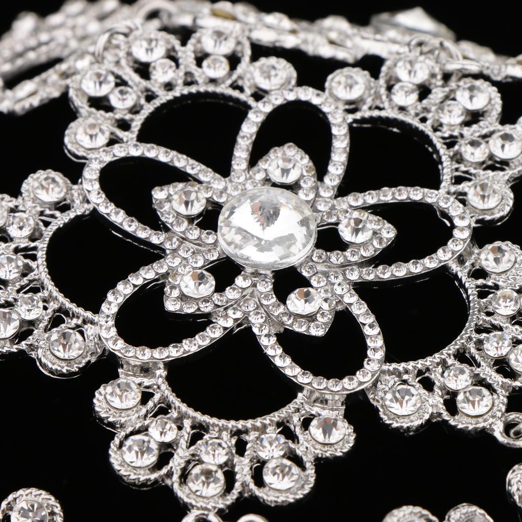 Buy Sparkly Tiara Hat Crystal Headdress Bridal Wedding Party Hair Decor ...