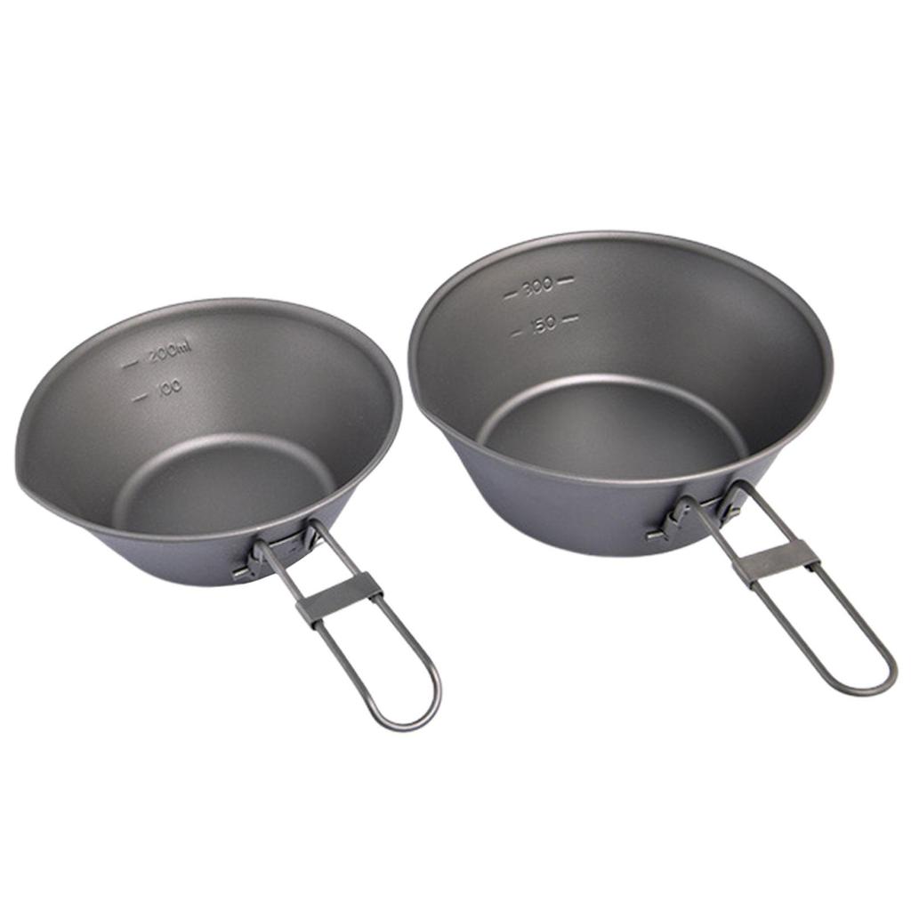 Buy Titanium Sierra Cup Camping Bowls 300ml/450ml Ultra-Light with ...