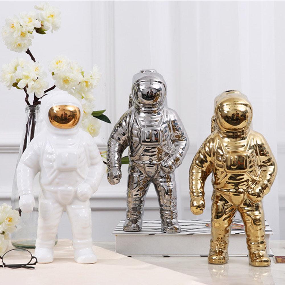 Buy Sweet Room,Ceramic Space Man Cosmonaut Model Figure Figurine Statue ...