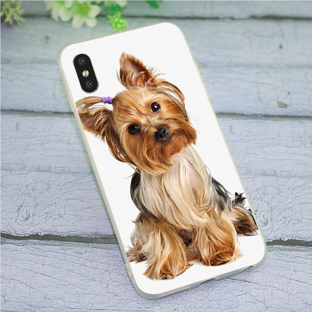 Buy Yorkshire dog puppy Phone Case for iPhone 7 Cover Xs Max XR X 8 ...