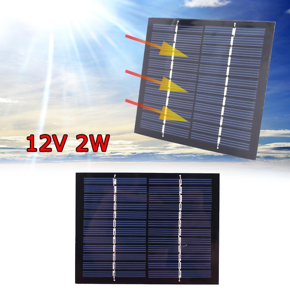 Buy 12v 2w Solar Panel Module Diy For Light Household Electrical ...