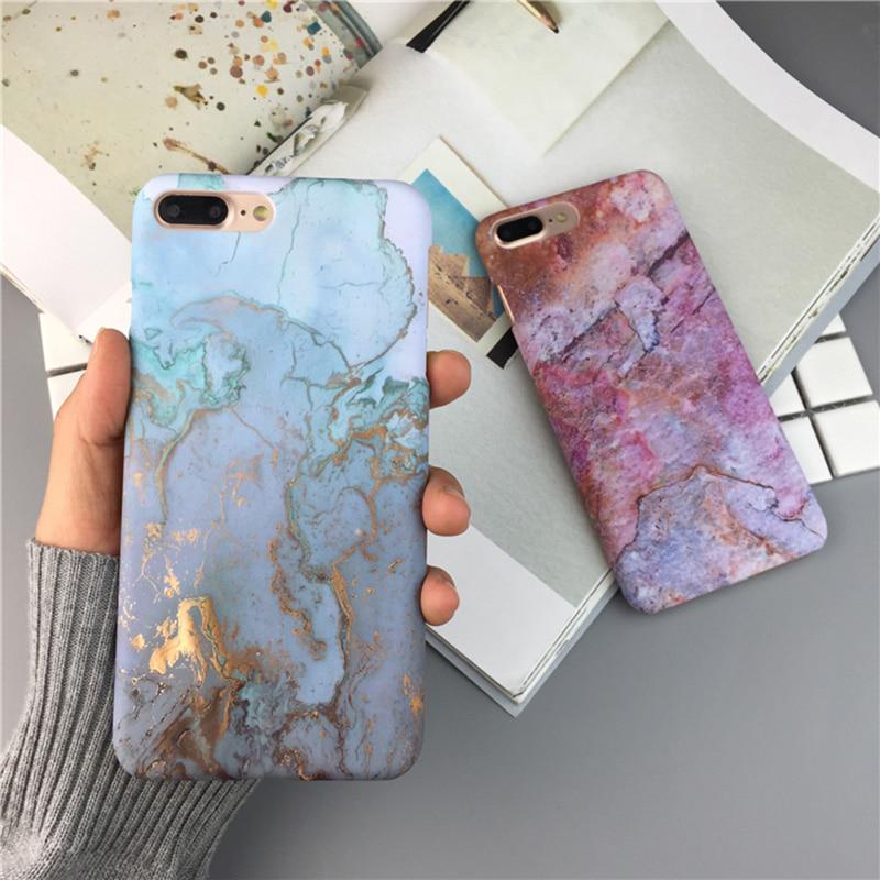 Buy Marble Pattern Phone Case For iPhone X XS XR XS Max 6 6S 7 Plus ...