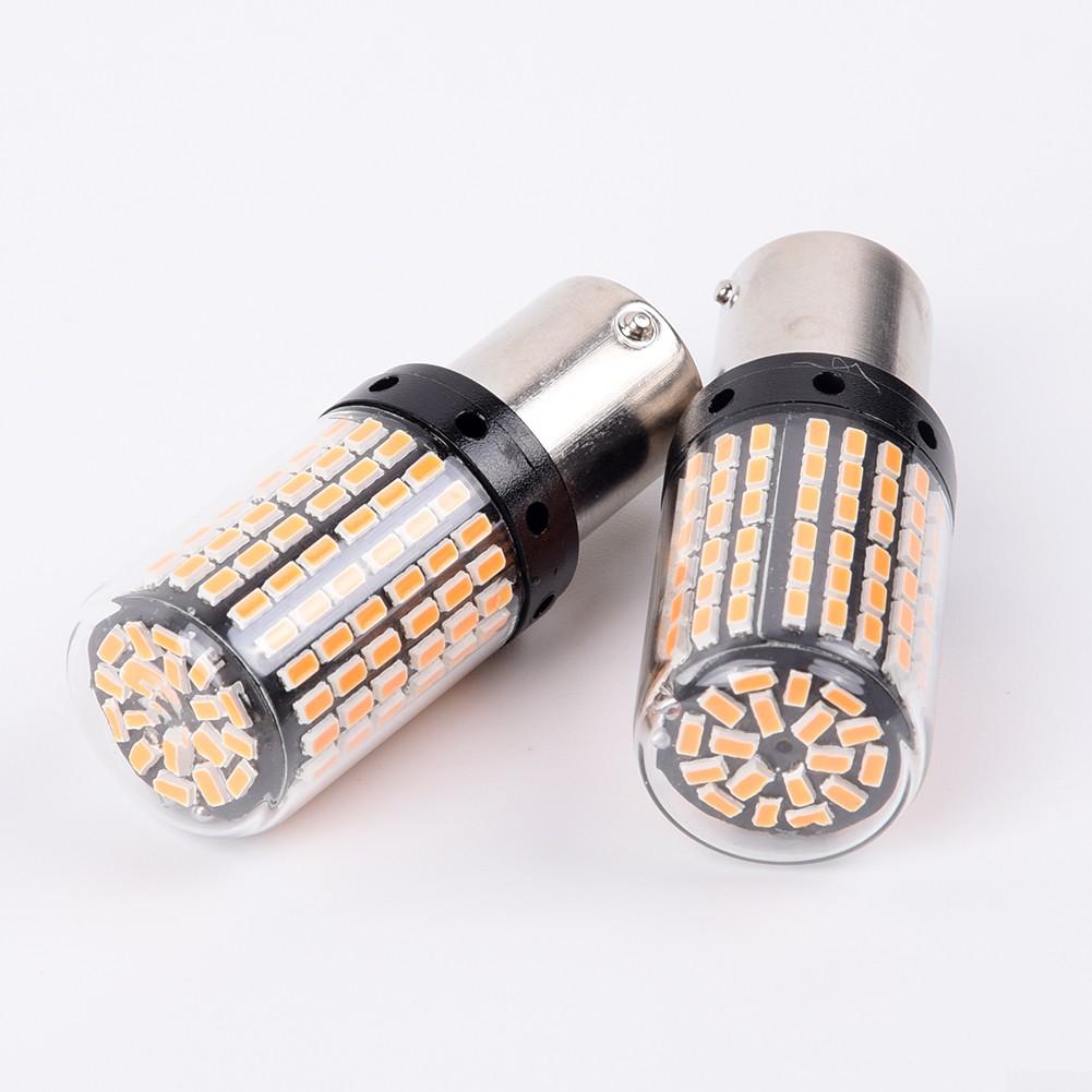 Buy 18W 12V 3400LM 3000K Car LED Lights Lamps Set 1156 144SMD BAU15S ...