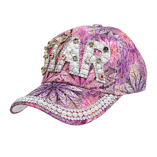 Cheap Stylish Wide Brim All-match Multi-color Floral Elements Baseball ...
