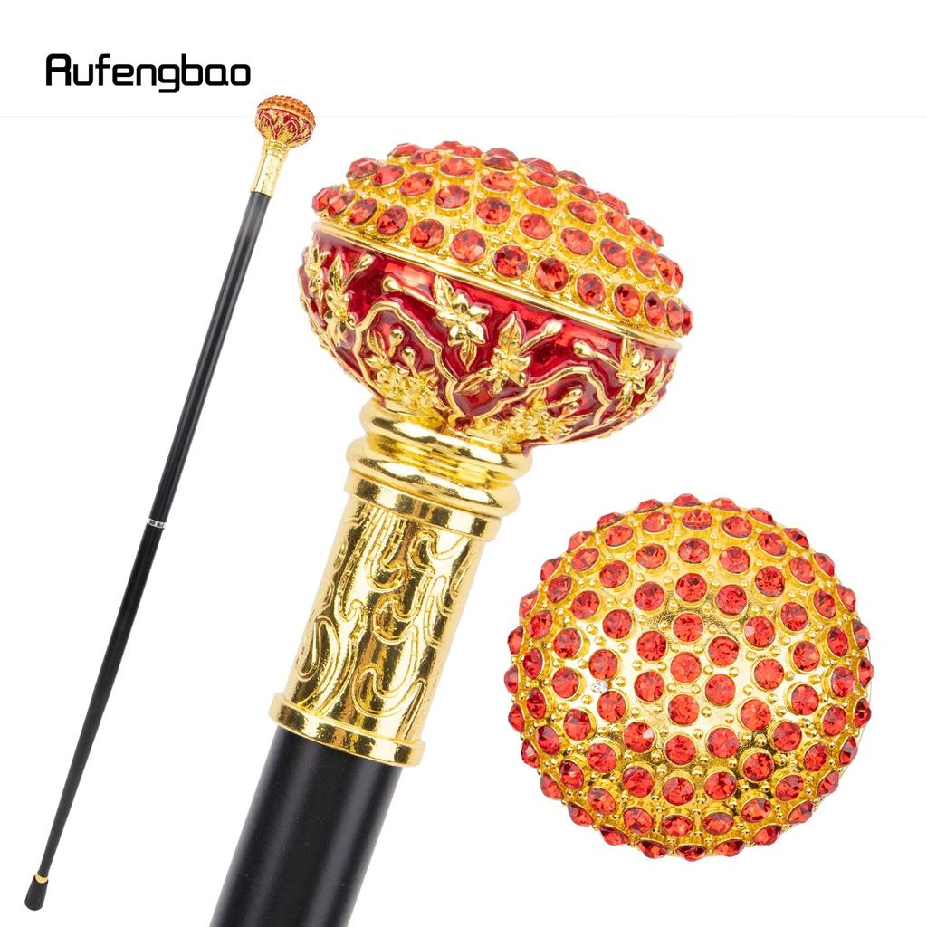 Cheap Red Artificial Diamond Ball Walking Cane Fashion Decorative ...
