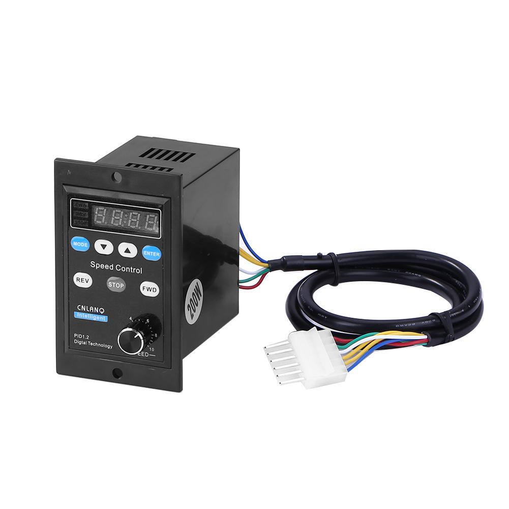 Buy AC 220V Digital Display Motor Speed Controller Motor Governor ...