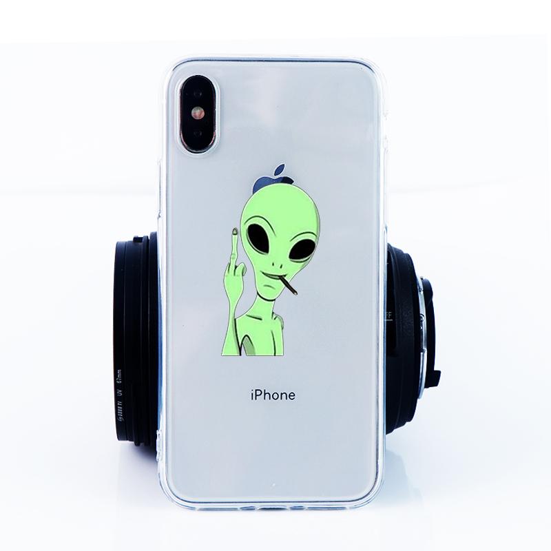 Chehly Alien Phone Case For iPhone 11 Pro XS MAX X XR 6 6S 7 8 Plus ...