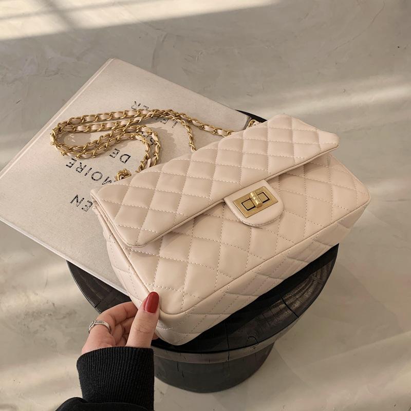 Buy Black Small Fragrance Bag Female 2021 New Trendy PU Leather Female ...