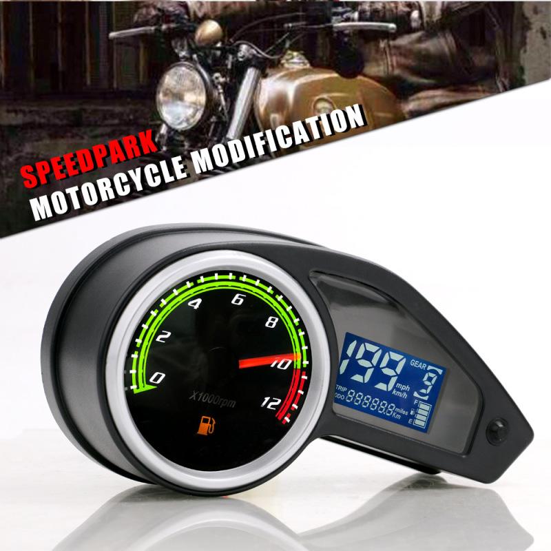 Cheap Motorcycle Speedometer General Modification Lcd Odometer Water ...
