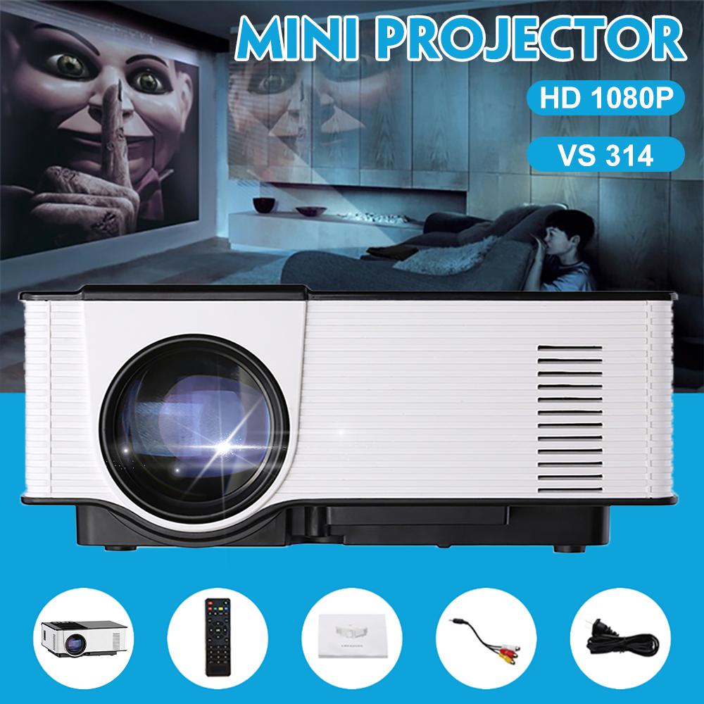 2000 Lumens Projector Mini WiFi Mobile Phone 3D 1080P HD Home Theater ...