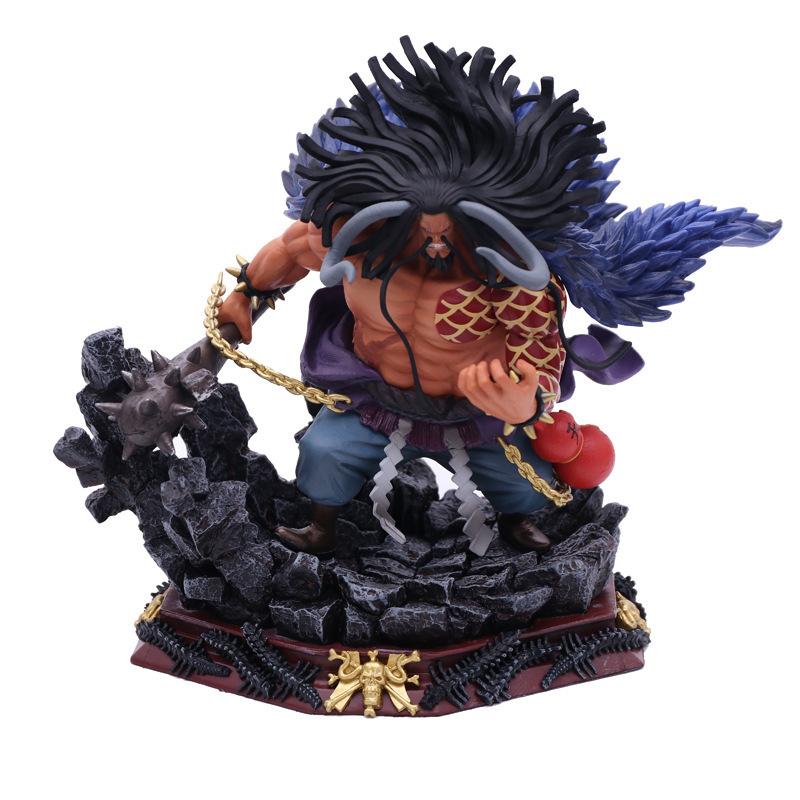 Buy Anime Figure One Piece Four Emperors GK Battle Kaido Collection ...