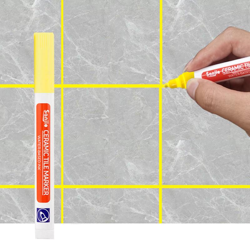 Buy 12 Colors Tile Gap Repair Color Pen Special Beauty Seam Tile Floor ...