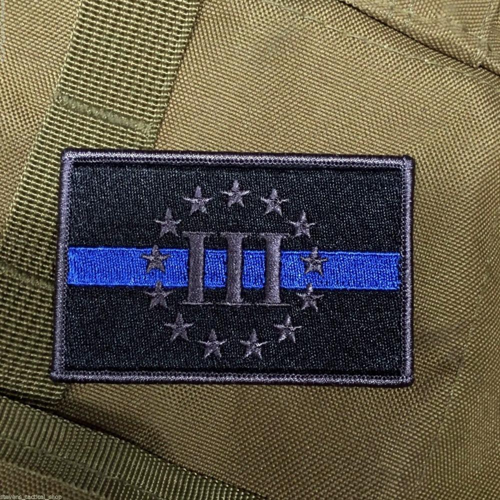 Cheap Thin Blue Line Patch Swat Tactical Mp Military Police K9 Patch | Joom