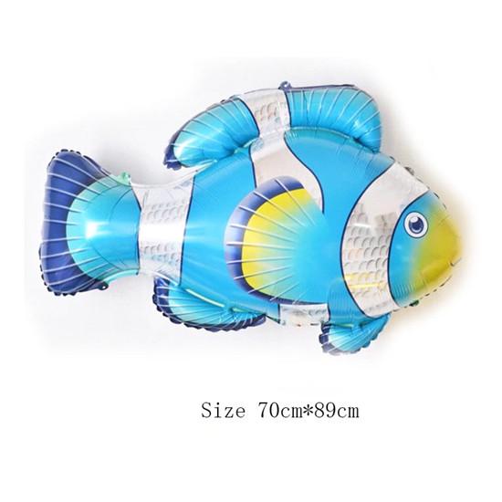 Fish Foil Balloons Inflatable Toys Sea World Party Balloon Birthday ...