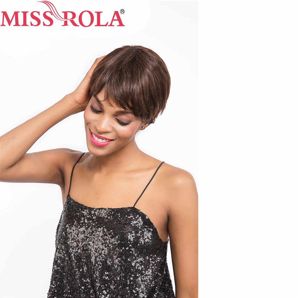 Buy Miss Rola Hair Whole Human Straight #2 Color Short Brazilian ...