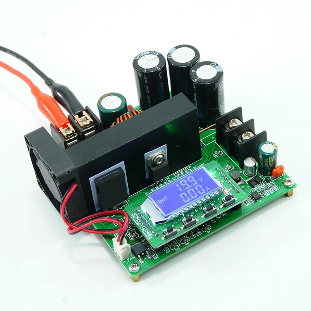 900W 15A DC-DC Boost Power Converter 8-60V to 10-120V CC CV Step Up ...