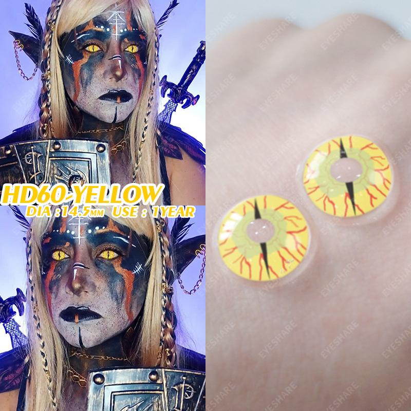 Buy Eyeshare Halloween Cosplay Crazy Color Contact Lens Sharingan ...