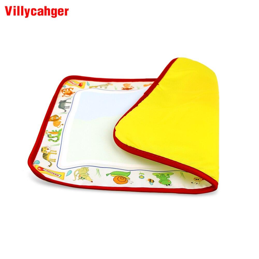 Buy 38.5x29cm 4 Color Magic Water Drawing Mat With 1 Pen Doodle Soft ...