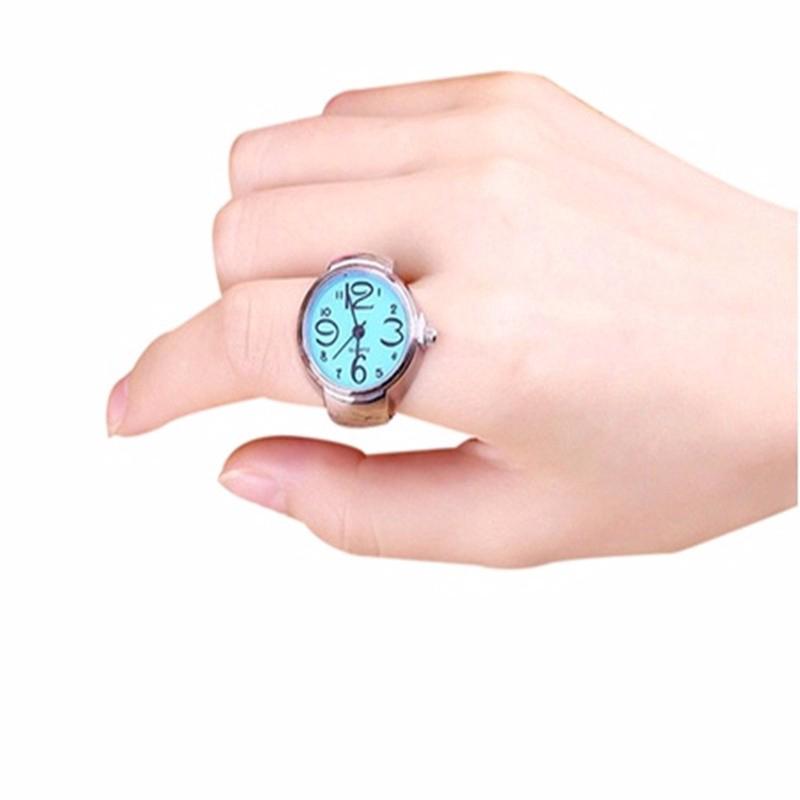 Cheap Original Designer Lady Party Quartz Steel Elastic Ring Watch ...