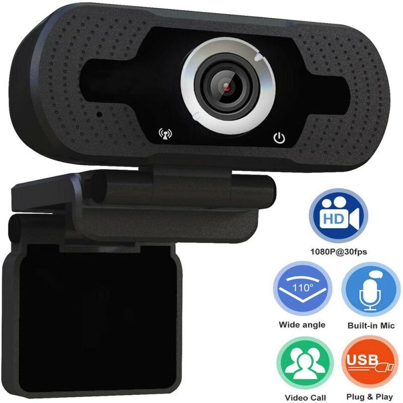 1080P Full HD PC Laptop Camera USB Webcam Video-Calling With Micr 360 ...