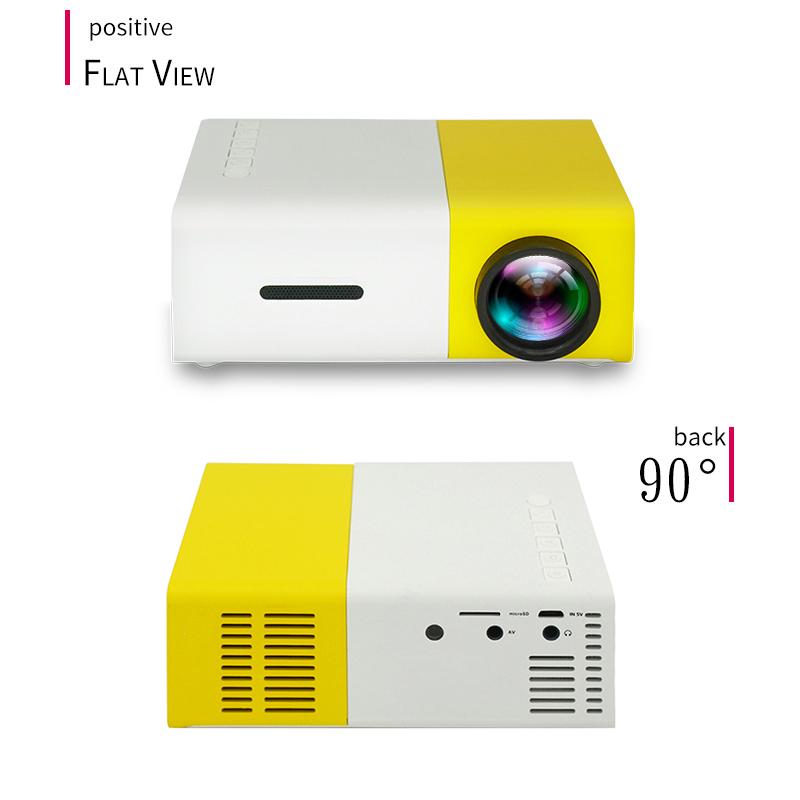 YG300 LED Projector 1080P HD Projection Machine Mini Pocket Projector ...