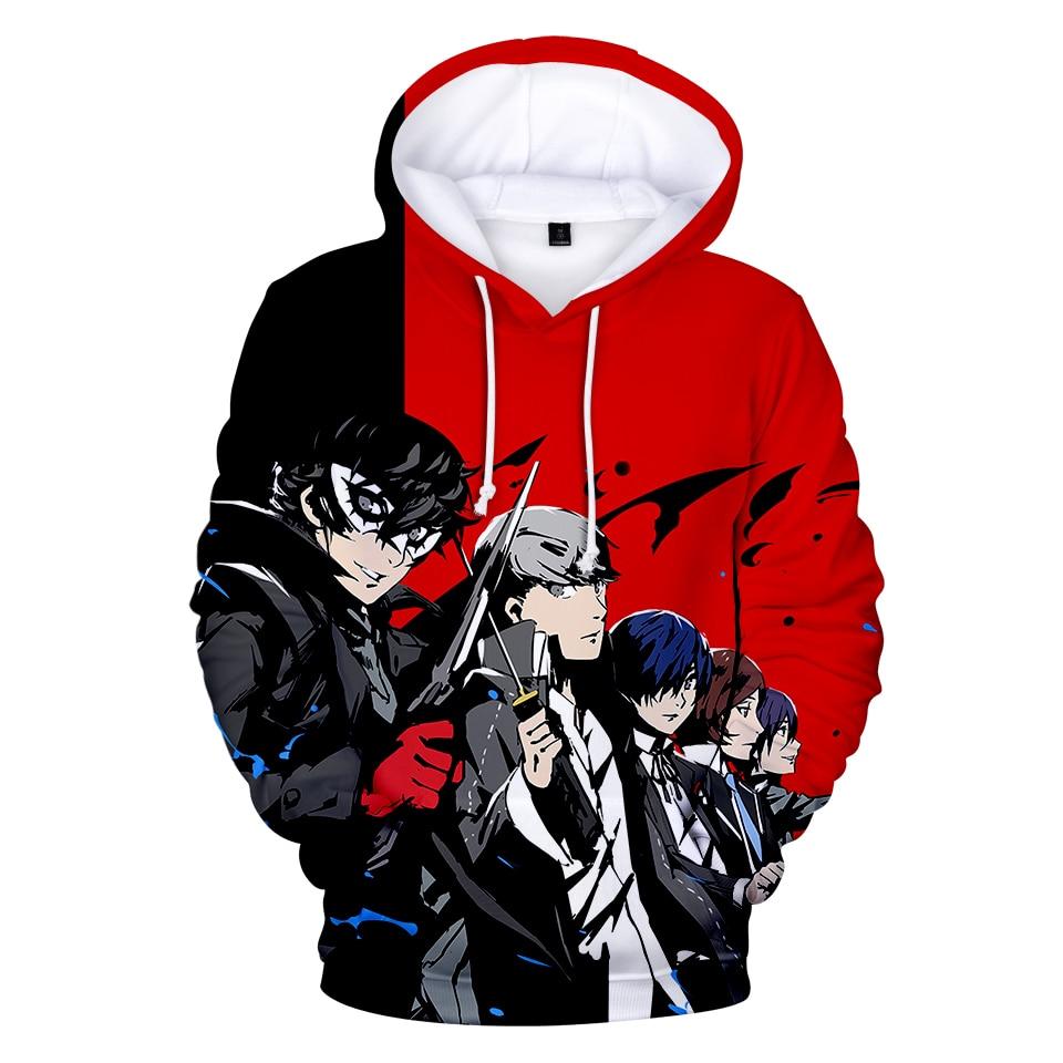 Cheap New 3d Print Persona 5 Hoodies Popular Cartoon Anime Hoodie ...
