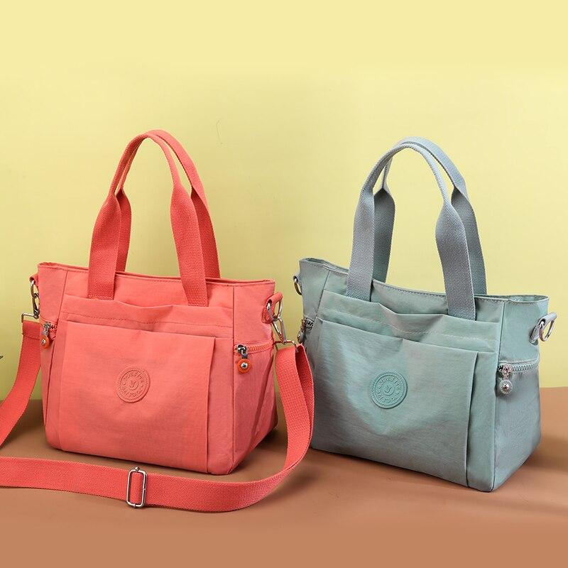 Buy High Capacity Lightweight Waterproof Nylon Women 'S Shoulder Bag ...