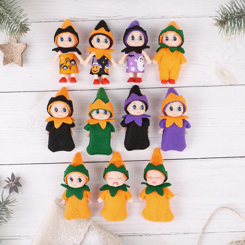 1Pc 9Cm Halloween Puppe Baby Elfen Puppen Beweglicher Arm Bein Elf ...