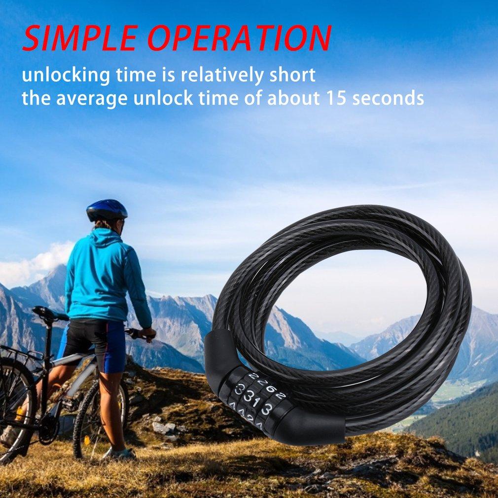 Buy Bicycle Lock Code Key Locks Bike Cycling Password Combination Steel ...