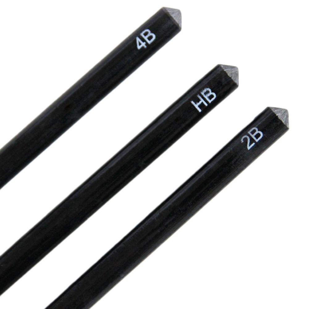 Buy 3-Pack Woodless Graphite Pencils Drawing Set HB 2B 4B Woodless ...