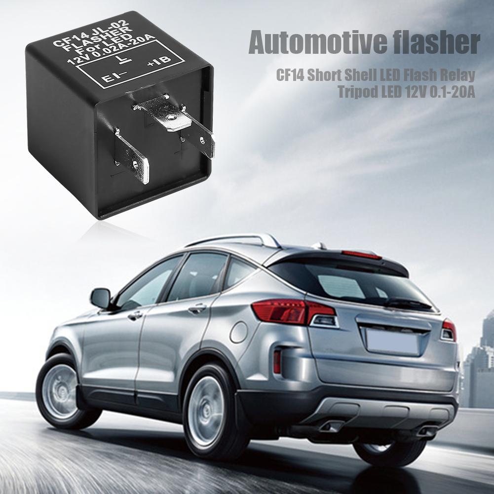 Buy 3pins Car Motorcycle LED Flasher Relay 12V Universal Electronic ...