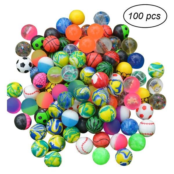 Buy 100pcs Bounce Bouncy Ball Jet Balls Children Kids Party Favor Gift ...