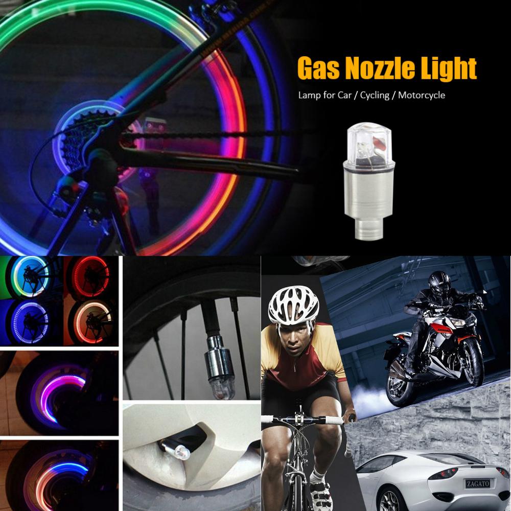 Gas Nozzle Light Tyre Tire Hot Wheel Value Cap LED Lamp for Car ...