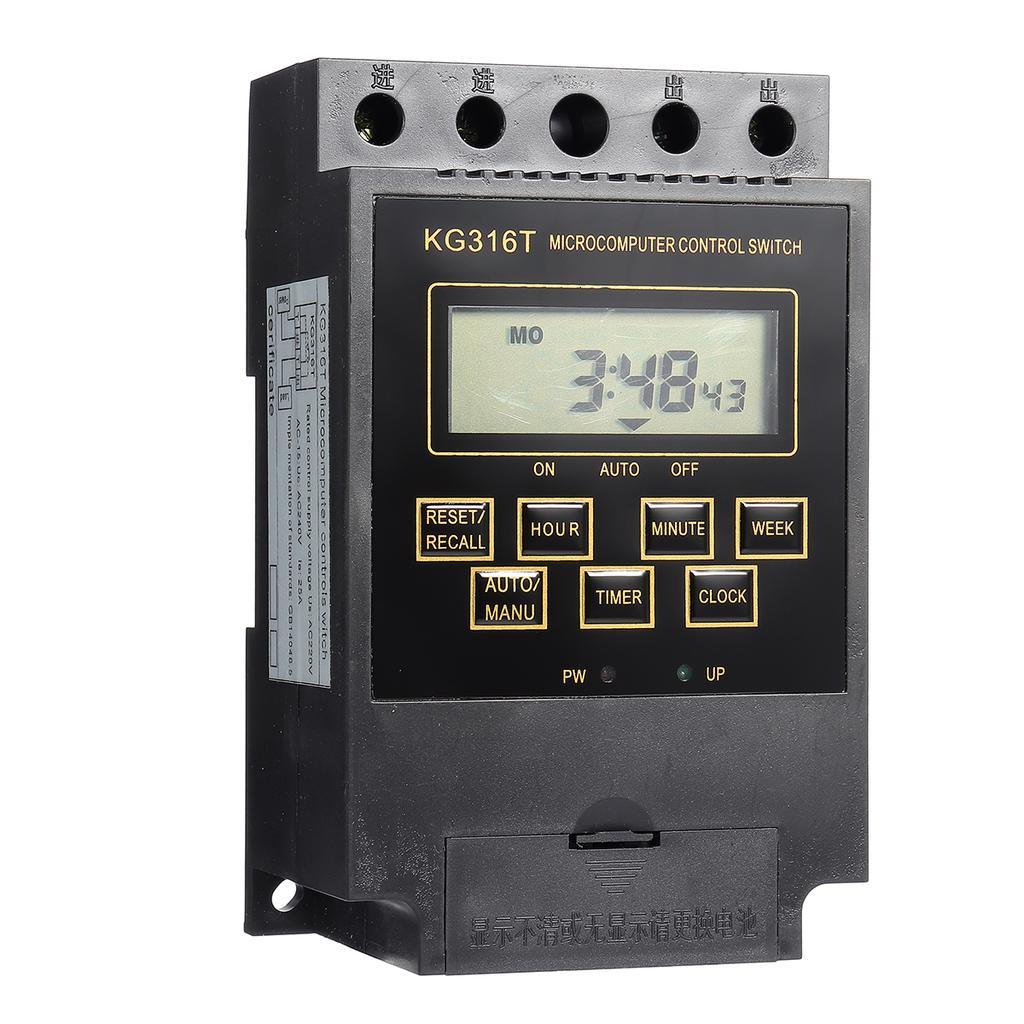 KG316T 15A Programmable Controller AC12/110/220v LCD Microcomputer ...