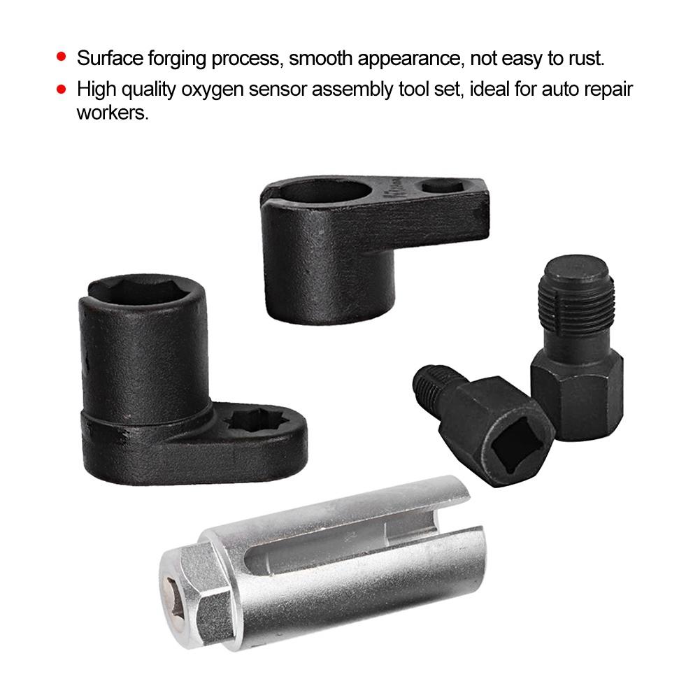 Buy 5Pcs Car Repair Oxygen Sensor Sleeve Socket Assembly Tool Set ...
