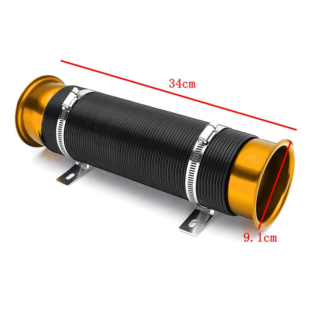 Buy 3‘‘ Universal Car Cold Air Intake Feed Flexible Duct Pipe Inlet ...