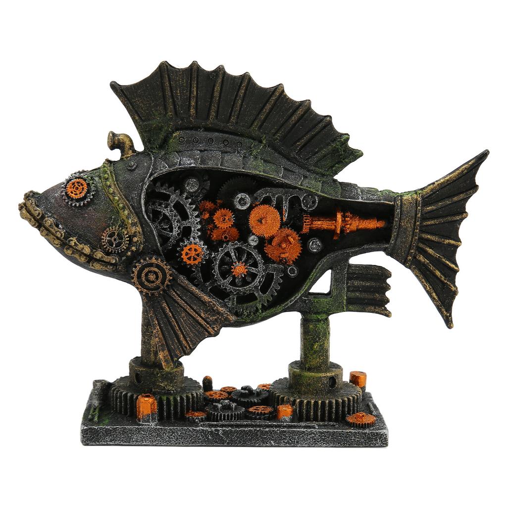 Fish Tank Decorations Innovative Robotic Fish Aquascaping Resin ...