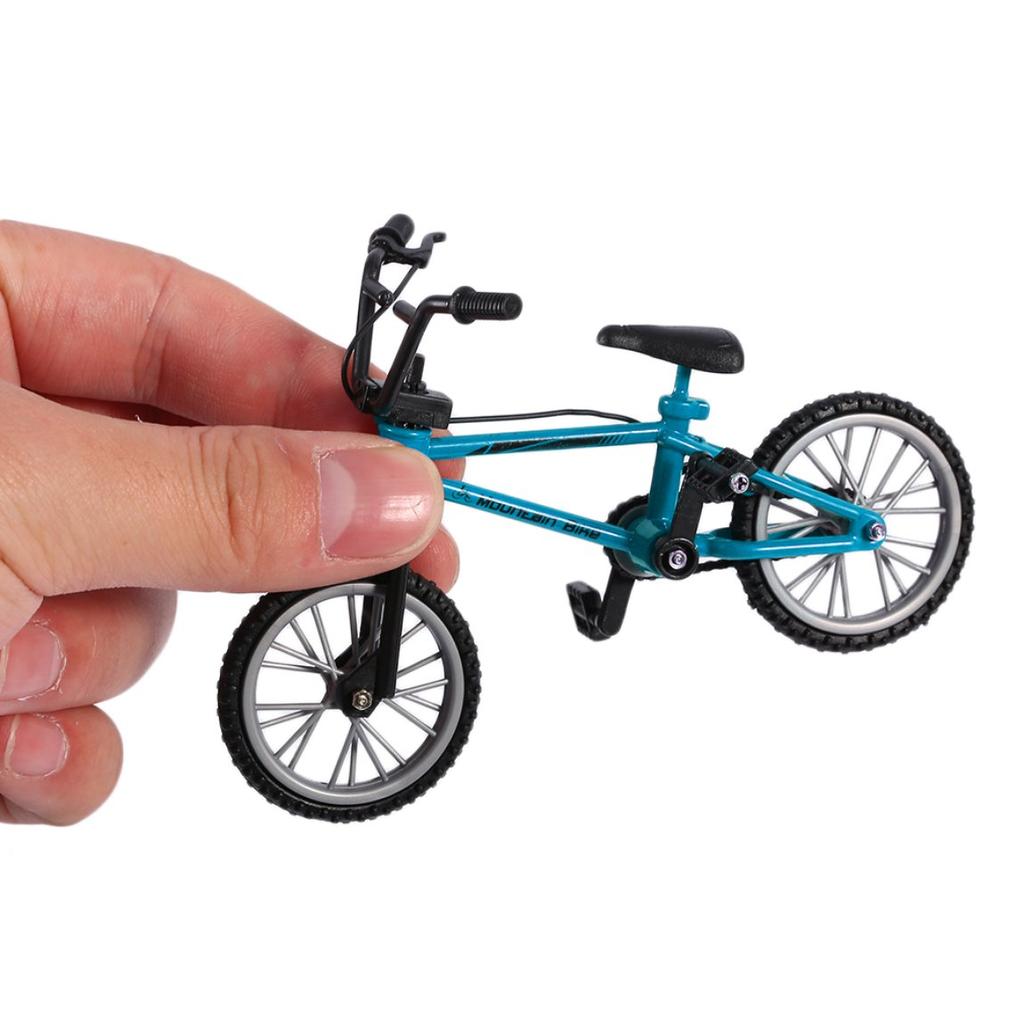 QZ Mini Size Simulation Alloy Finger Bike Children Kid Funnt Mini ...