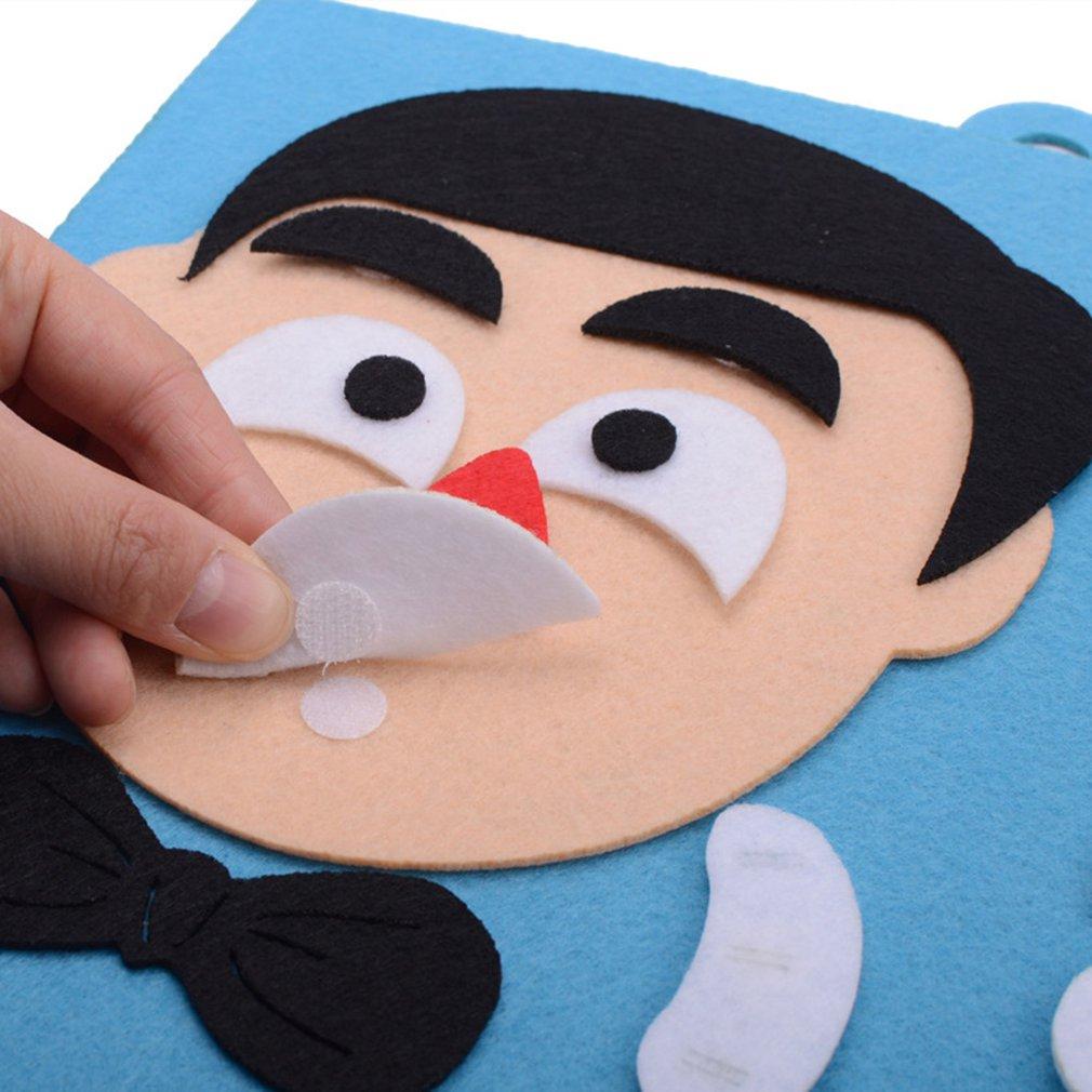 Buy Diy Toys Emotion Change Puzzle Toys Creative Facial Expression ...