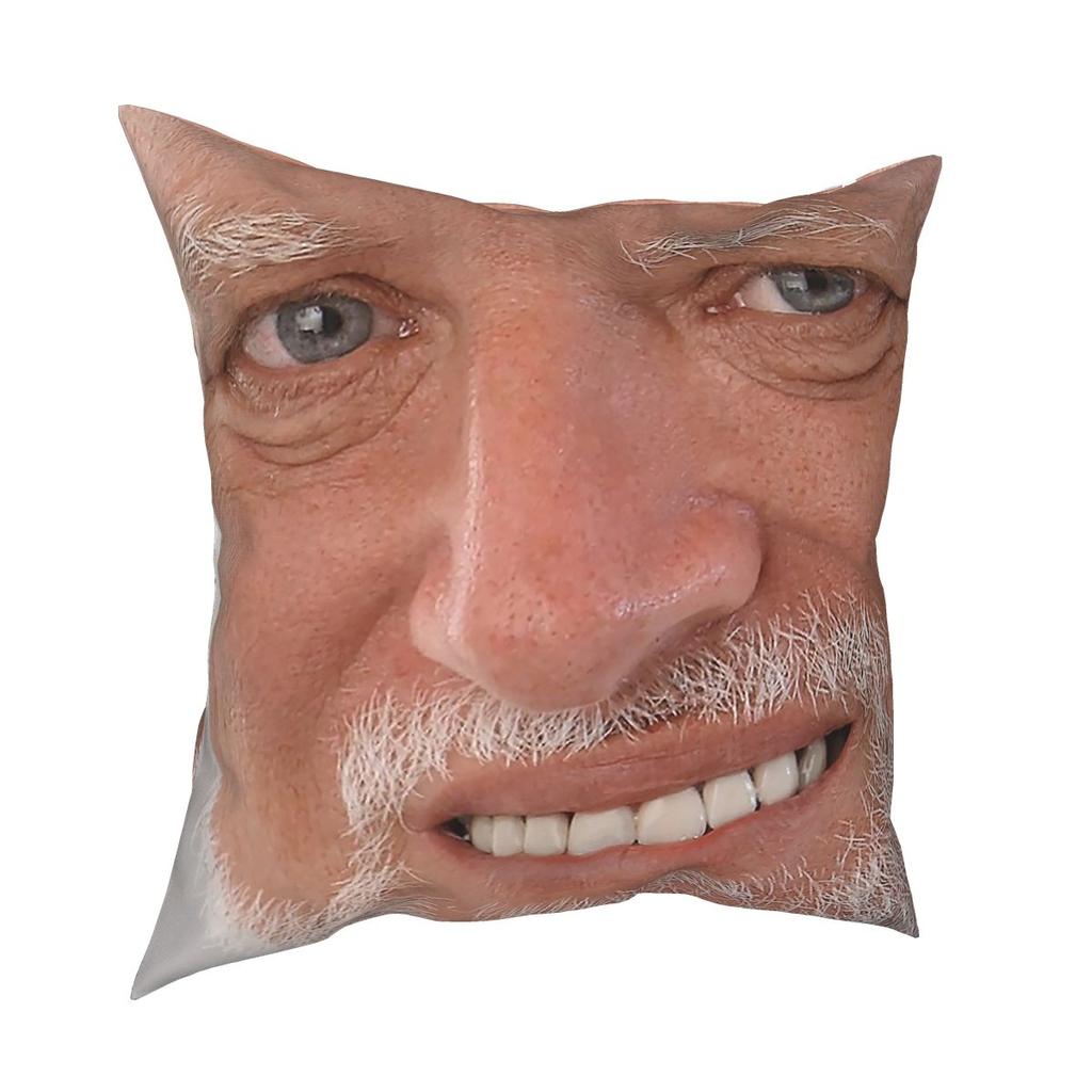 Kaufe Hide The Pain Harold Meme Sad Guy Smile Square Pillow Case ...